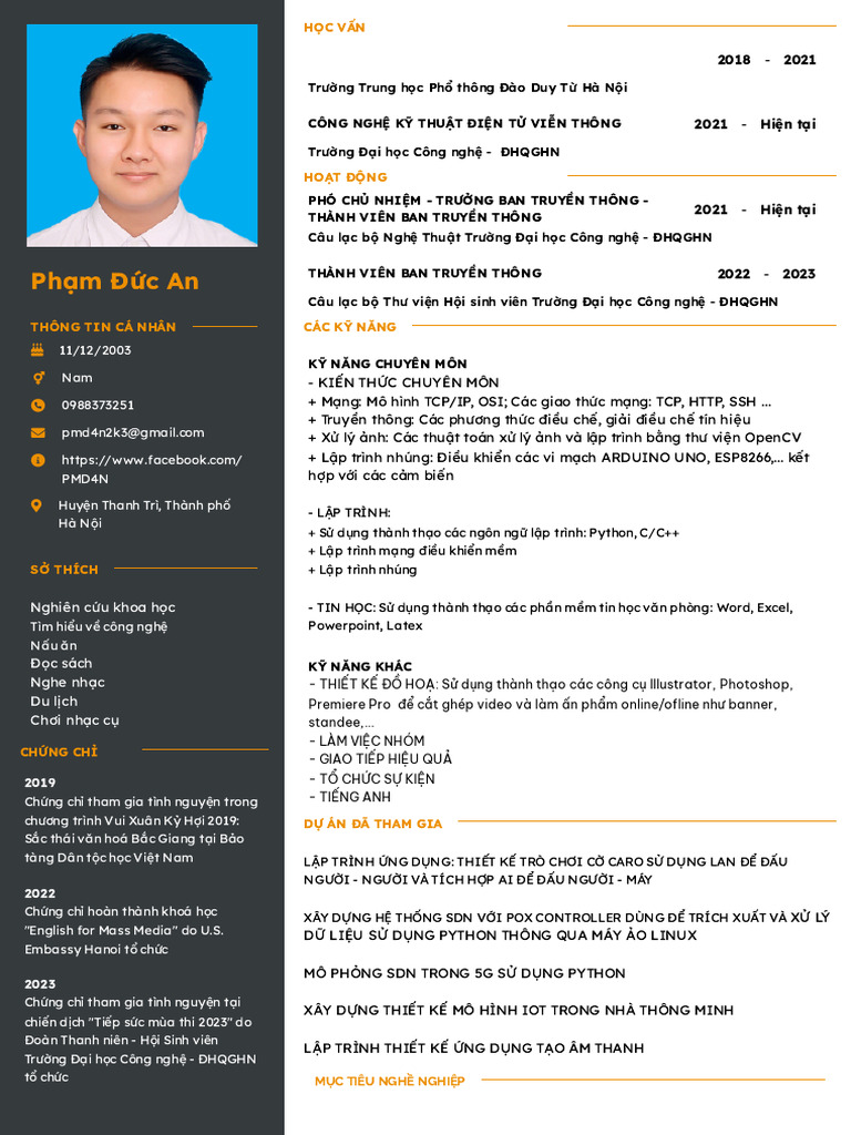 Pham-Duc-An-CV | PDF