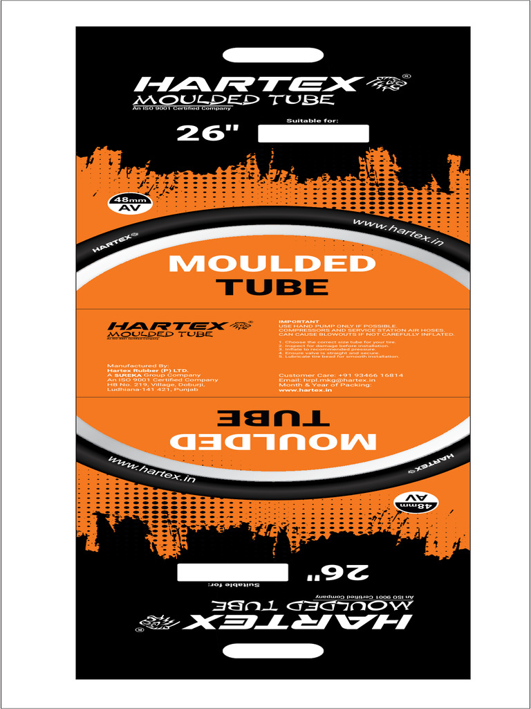 HARTEX MOULDED TUBE Reg | PDF