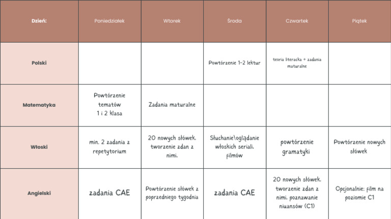 Beige Weekly Family Calendar | PDF
