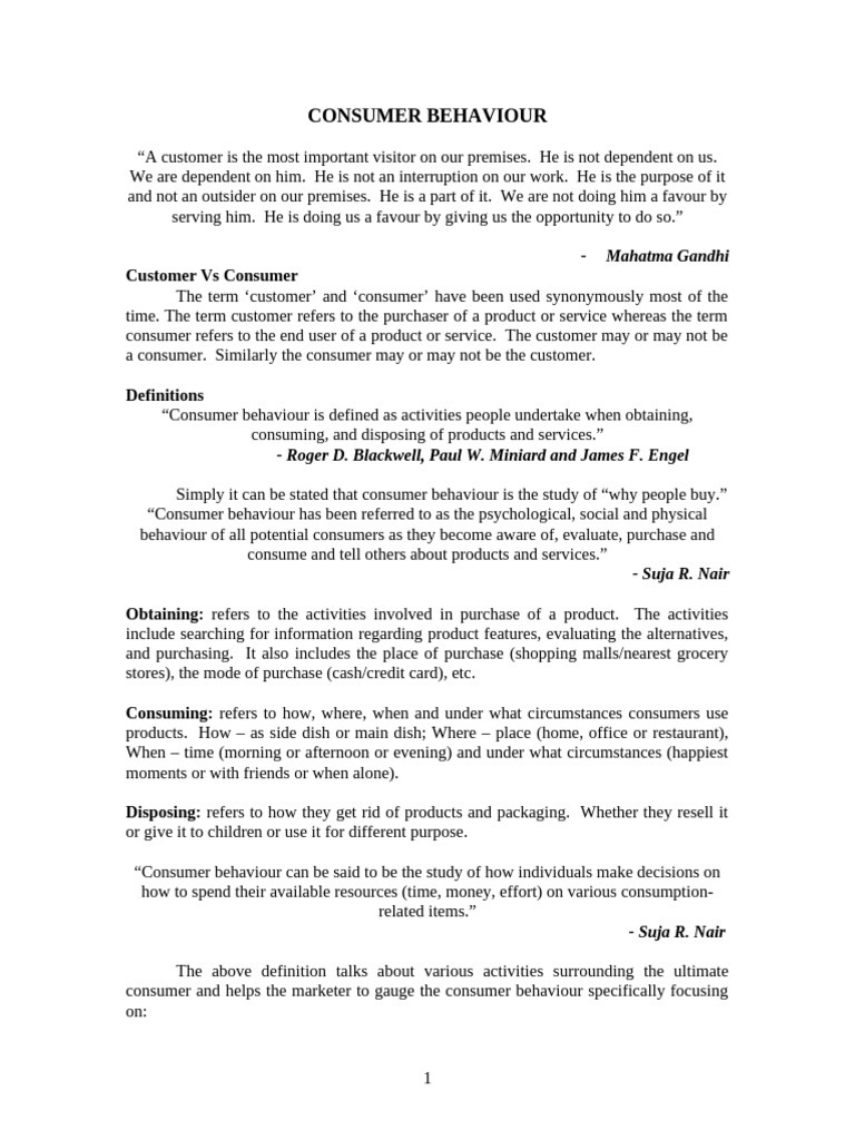Webster & Wind Model, Sheth Model | PDF | Consumer Behaviour | Behavior