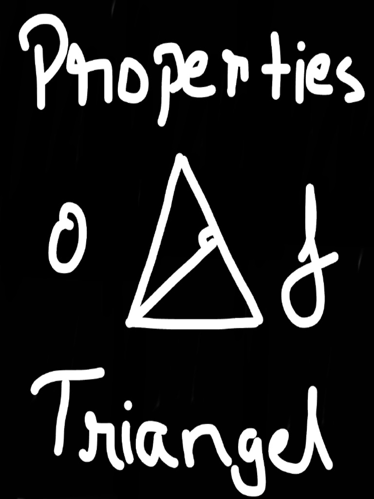Properties of Triangle | PDF