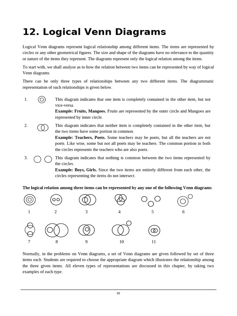 12-Logical Venn Diagrams | PDF | Rectangle