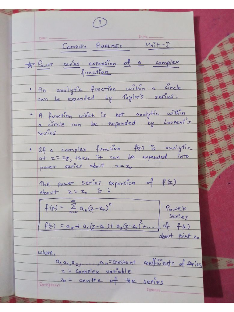 MSC Sem 1 (Complex Analysis) | PDF