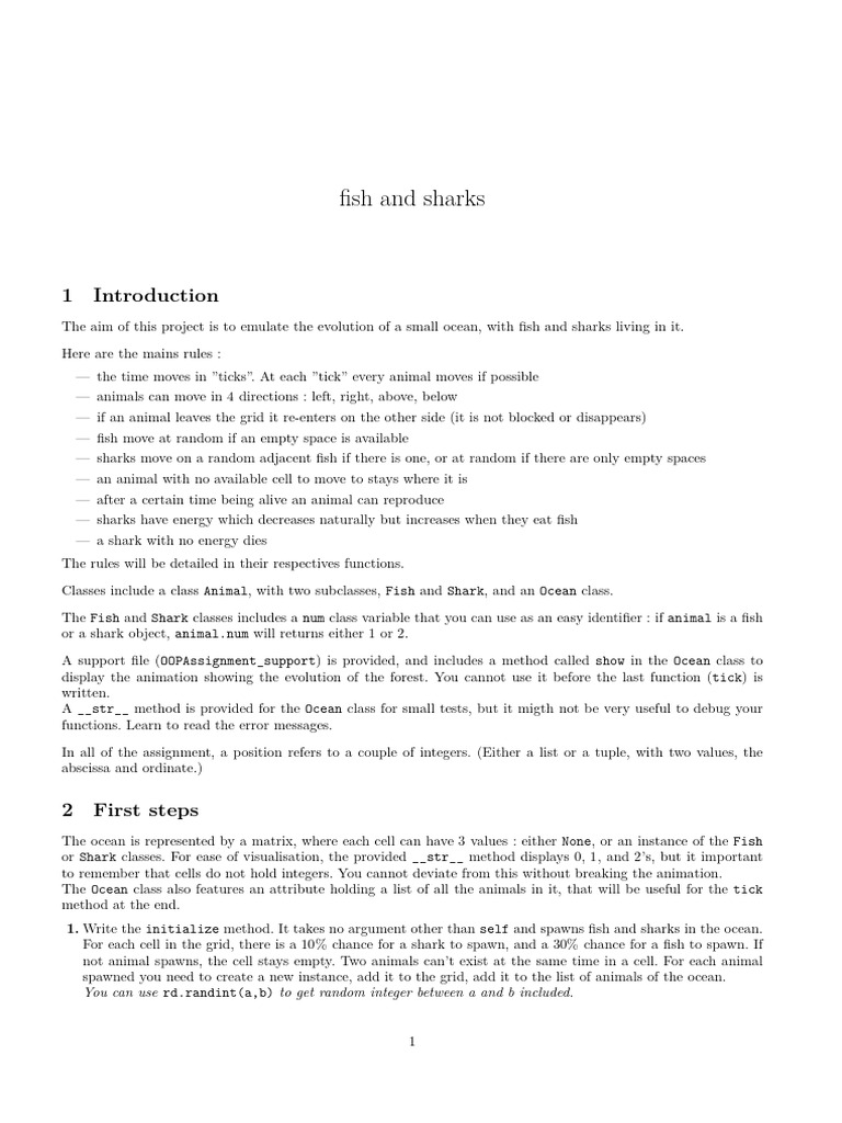 OOP-ENONCE | PDF | Function (Mathematics) | Method (Computer Programming) OOP-ENONCE | PDF | Function (Mathematics) | Method (Computer Programming)