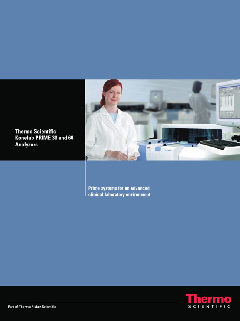 Thermo Scientific Konelab Prime 60 Brochure | PDF | Automation