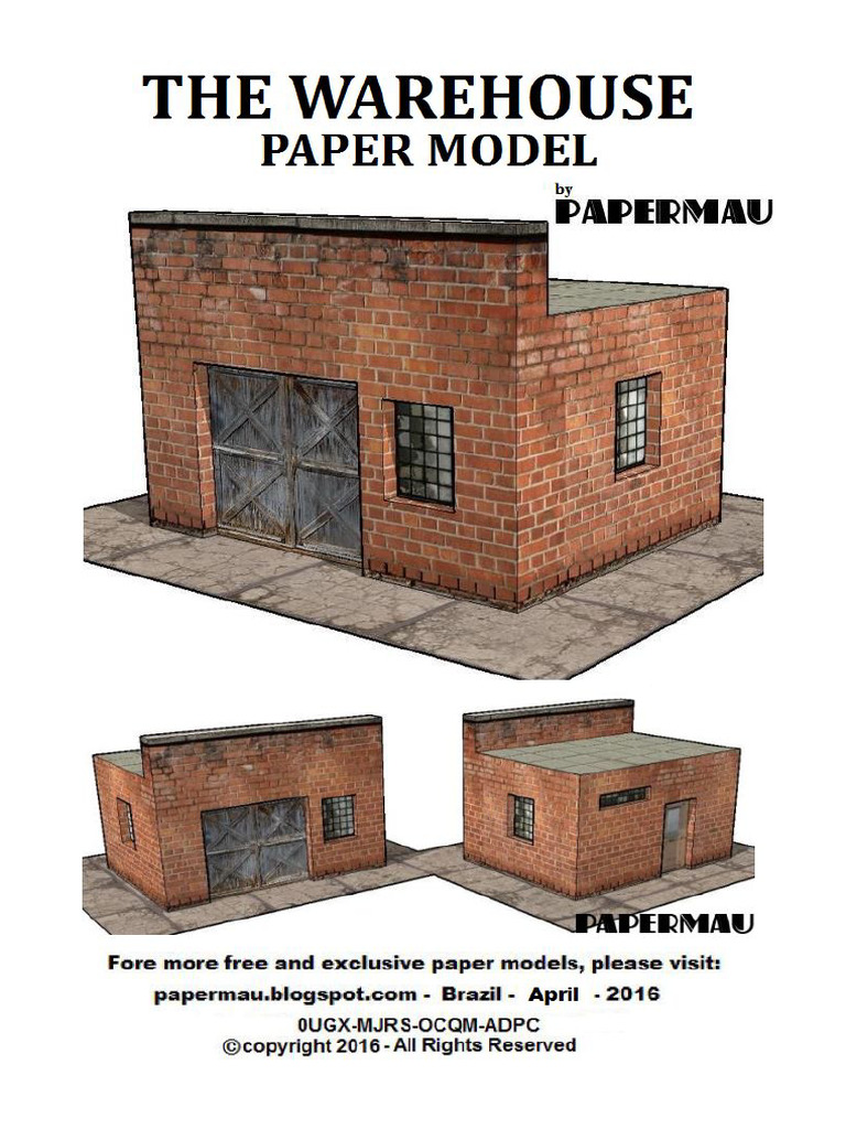 The Warehouse Paper Model by Papermau 2016 - 2023 | PDF