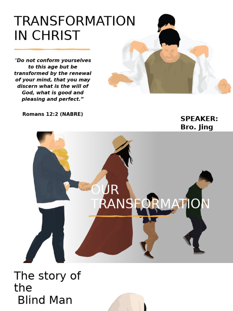 Talk 8 - Transformation in Christ | PDF