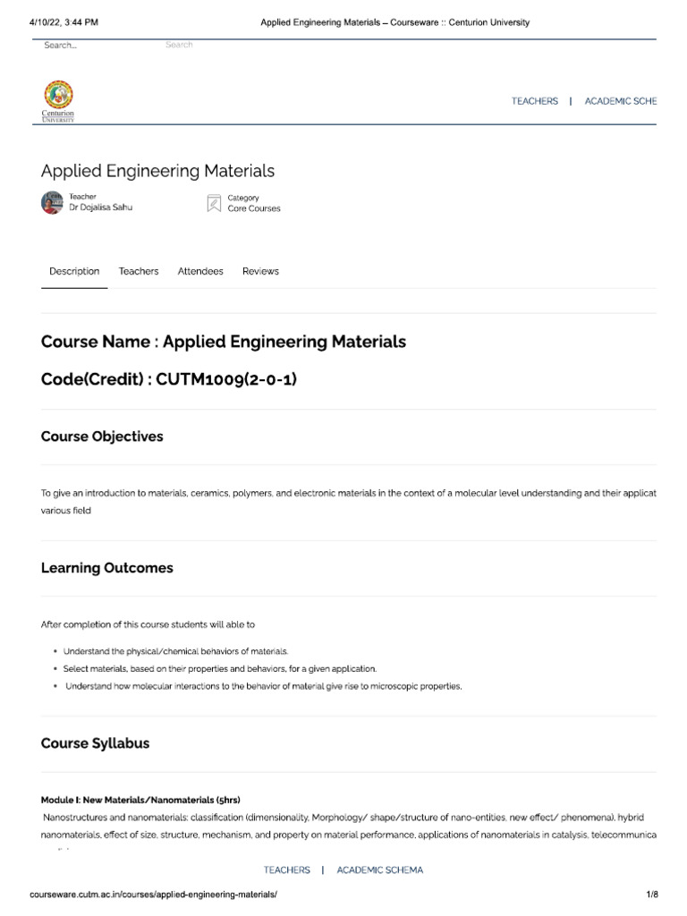 App Eng Materials | PDF
