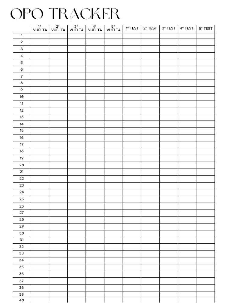 Opo Tracker | PDF