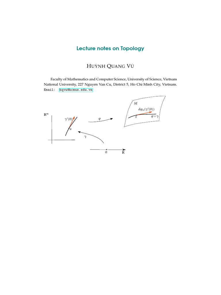 Topo Huynh Quang Vu Lecture Notes on Topology [Cuuduongthancong.com ...