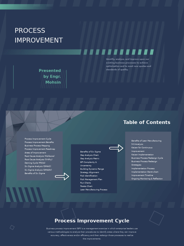 Process Improvement | PDF | Six Sigma | Risk