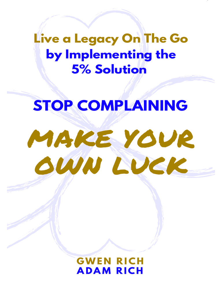 Make Your Own Luck - Sample | PDF | Luck