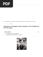 The Jaguar Poem by Ted Hughes | PDF | Poetry