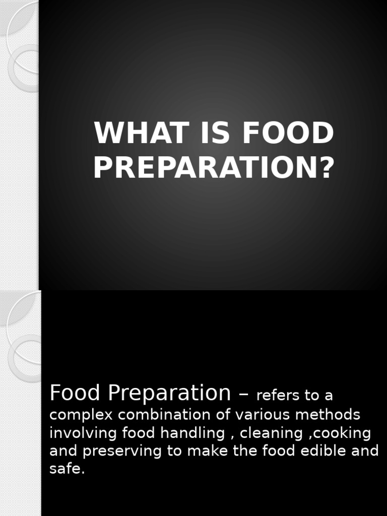 Essential Steps in Food Preparation | PDF | Cooking | Pasta