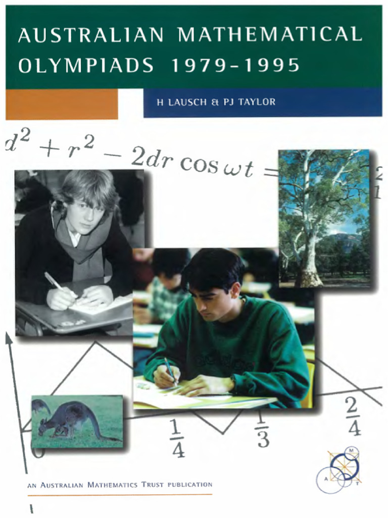 Australian Mathematical Olympiads 1979-1995 | PDF