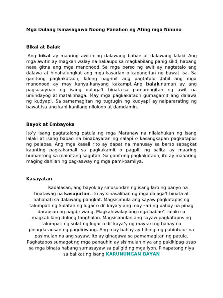 Bayan Muna Bago Sarili | PDF