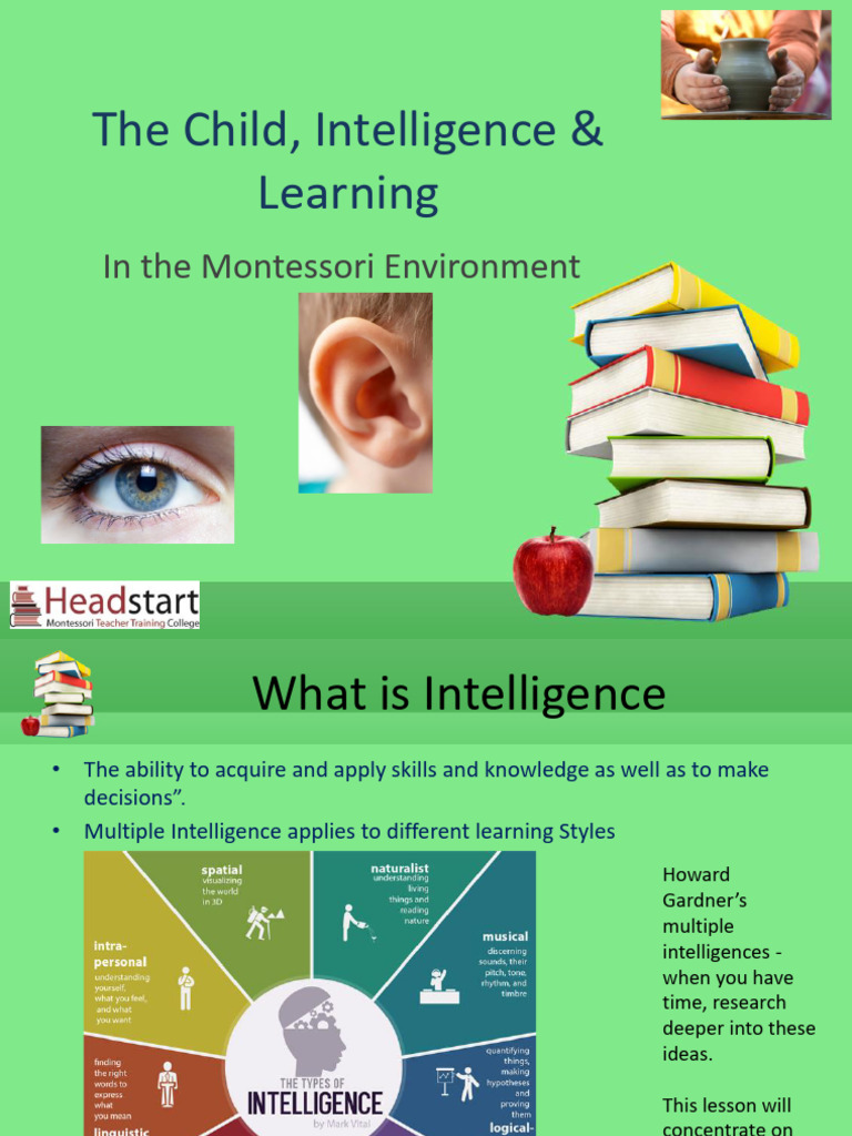 The Child Intelligence and Learning | PDF | Learning | Learning Styles