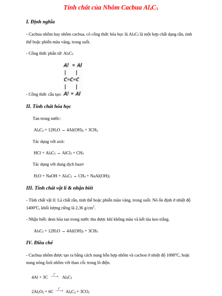 Al4C3 | PDF