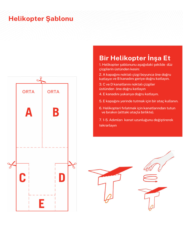 Helicopter Template | PDF