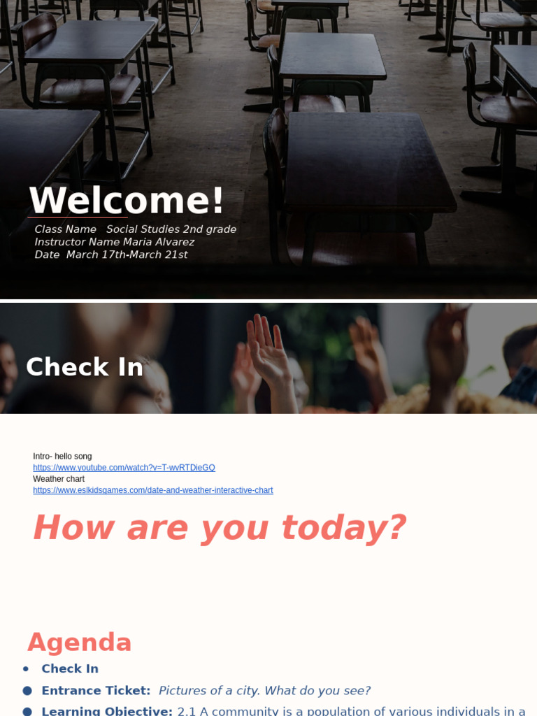 Social Studies Lesson Plan, Week of March 17th | PDF