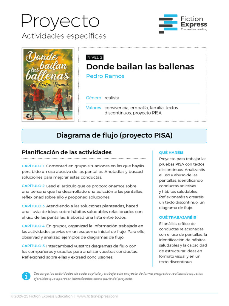 Hoja Proyecto Donde Bailan Las Ballenas | PDF | Sustentabilidad | Maestros