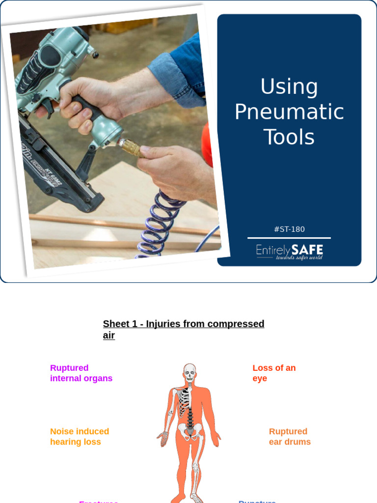 Pneumatic Tool Safety Guidelines | PDF | Personal Protective Equipment ...