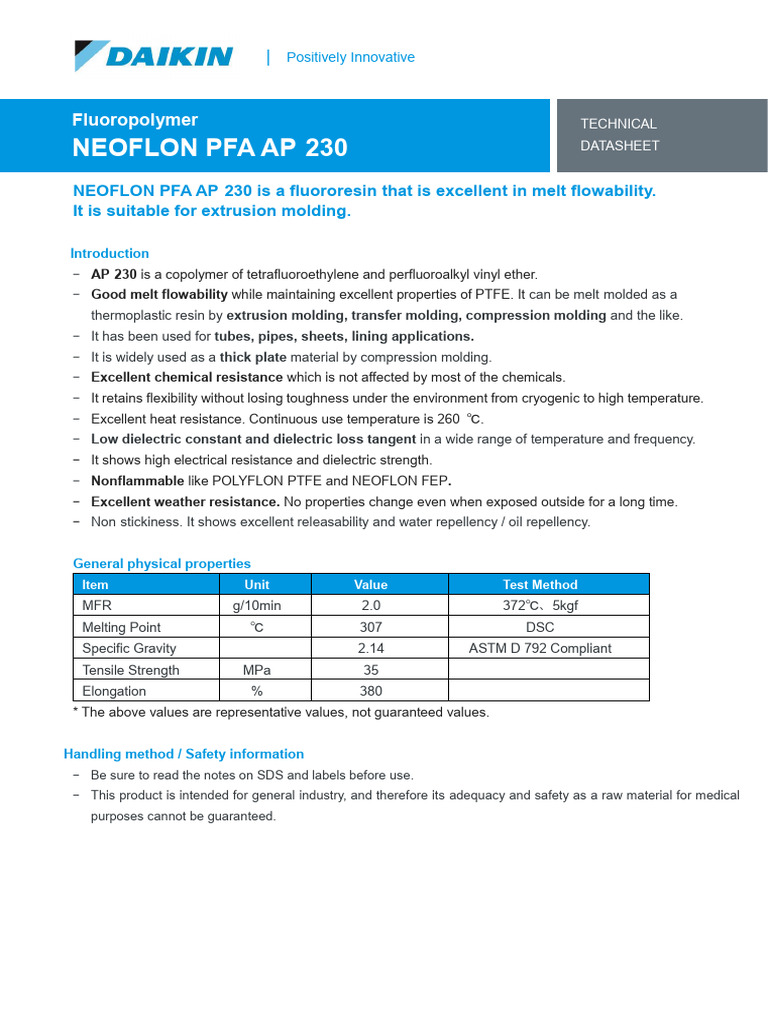 Tds-Ap-230-E Ver01 Mar 2018 | PDF | Materials | Building Materials