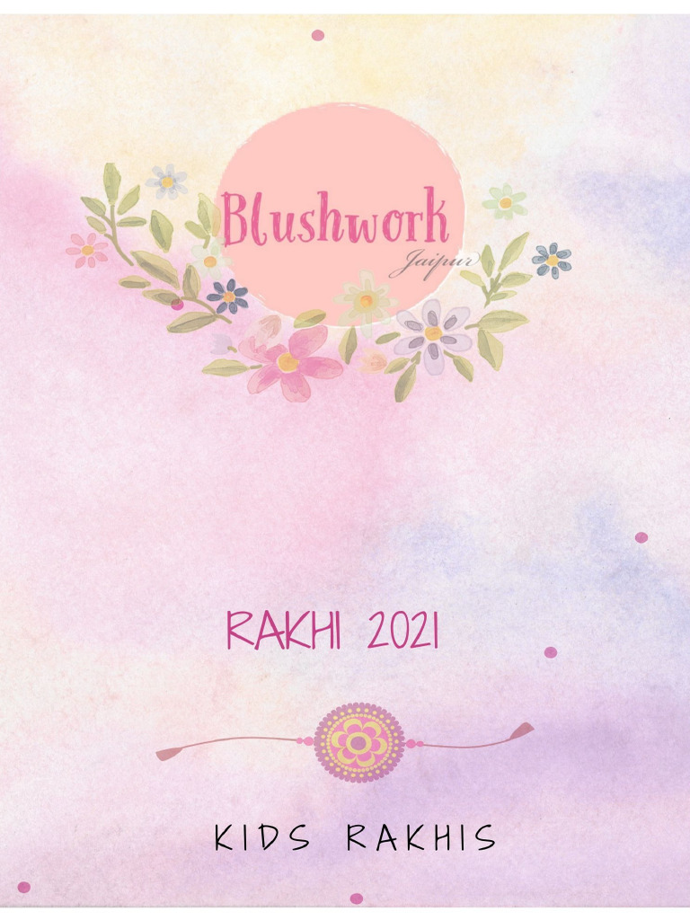 Kids Rakhi 2021 | PDF