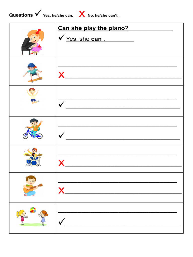 AAU Grade 3 Unit 4 at The Weekend Questions Can. | PDF