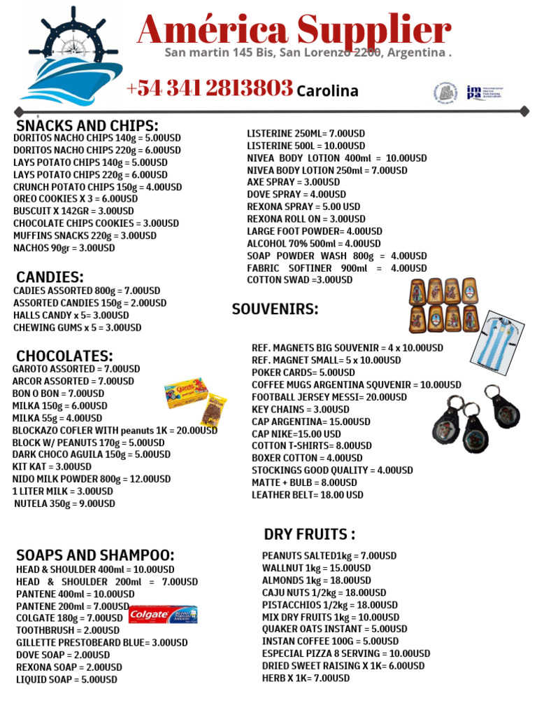 Lista Octubre 2024 - 20241024 - 100737 - 0000 | PDF | Drink