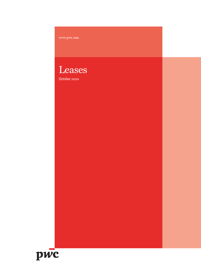 pwc-lease-accounting-guide | PDF | Lease | Financial Accounting ...