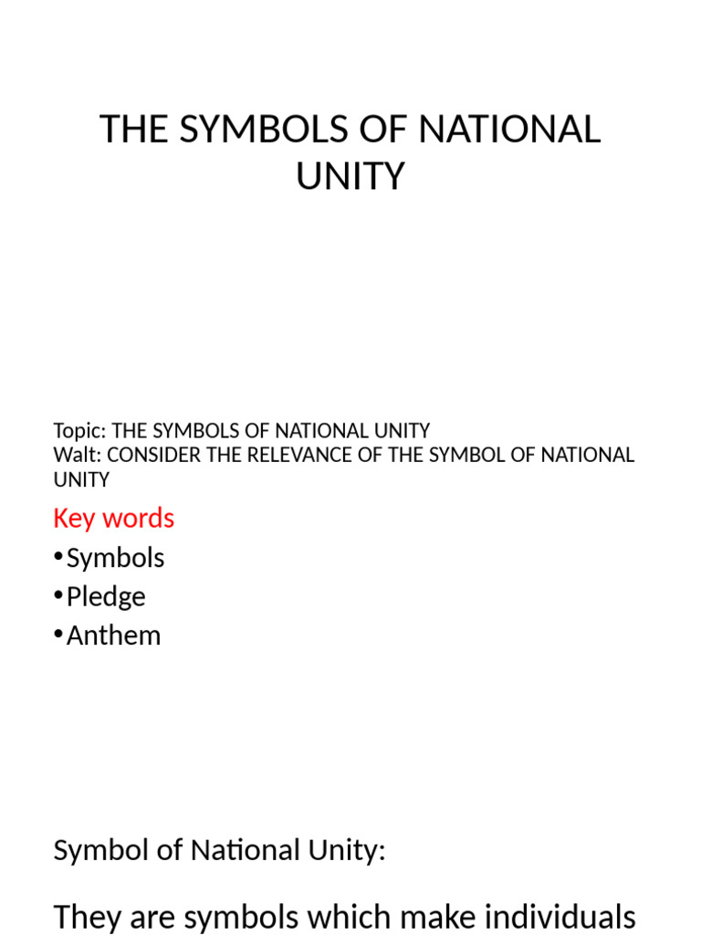 Symbols of National Unity in Ghana | PDF