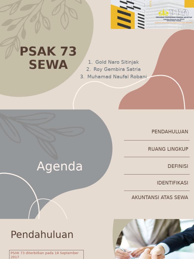 Pemahaman PSAK 73 tentang Sewa | PDF