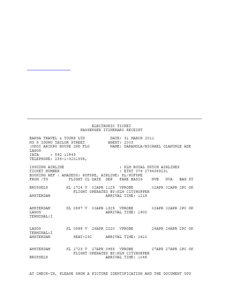 Daramola Travelling Doc 2ff | PDF