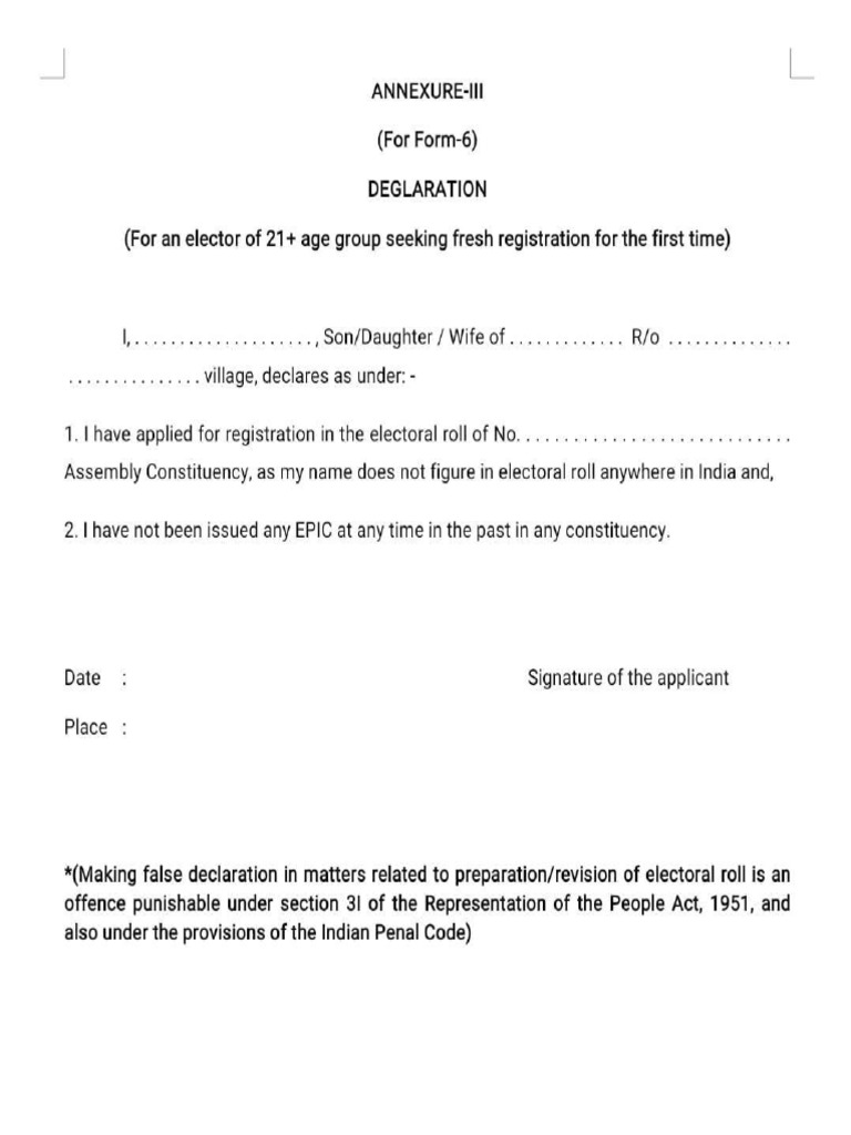 age declaration | PDF