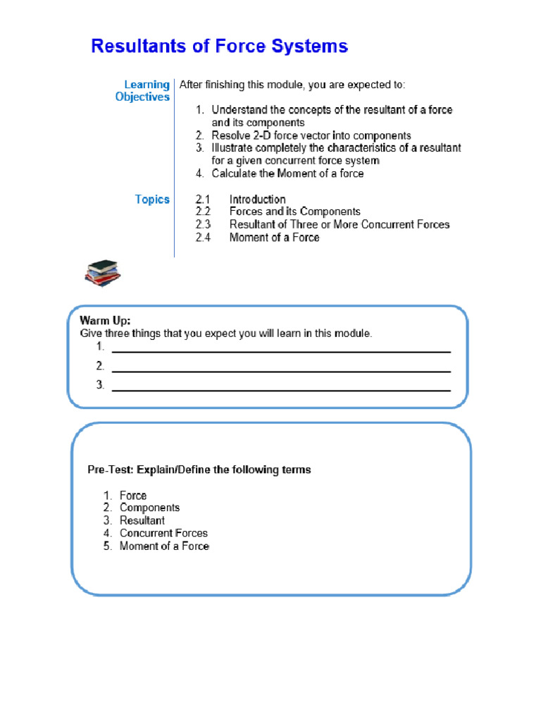 Module 2 Components of Forces - Snipped | PDF