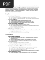 Reflection and Remarks Sample | PDF | Lesson Plan | Learning