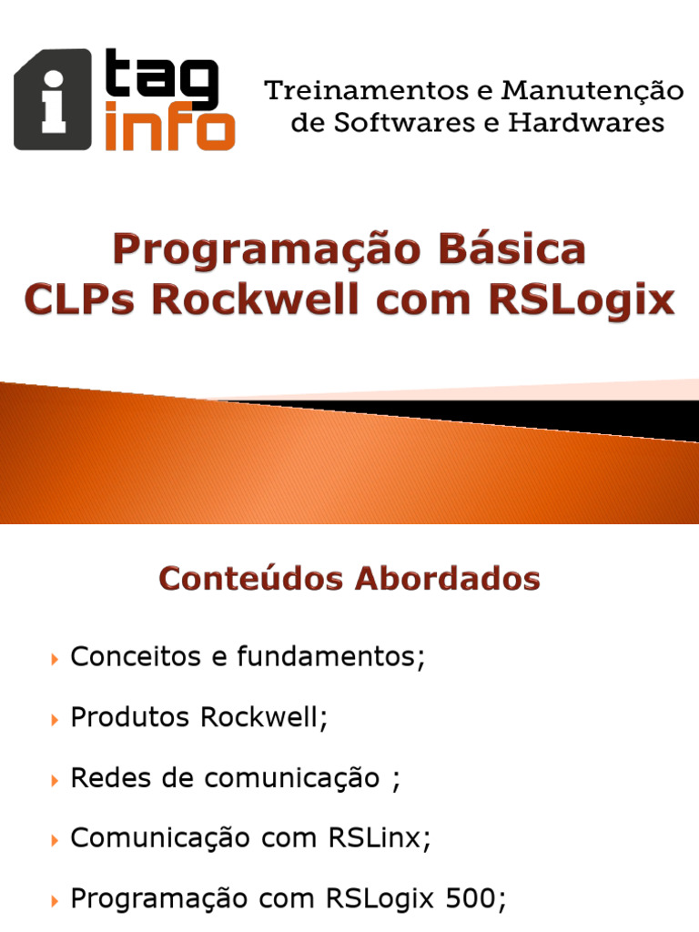 01 Programacao Basica CLP Rockwell Rev 6 | PDF | Controlador lógico ...