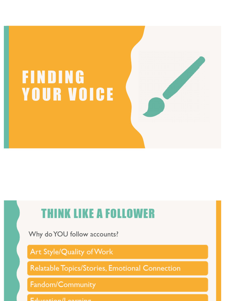 Lesson 2 Finding Your Voice | PDF | Aesthetics