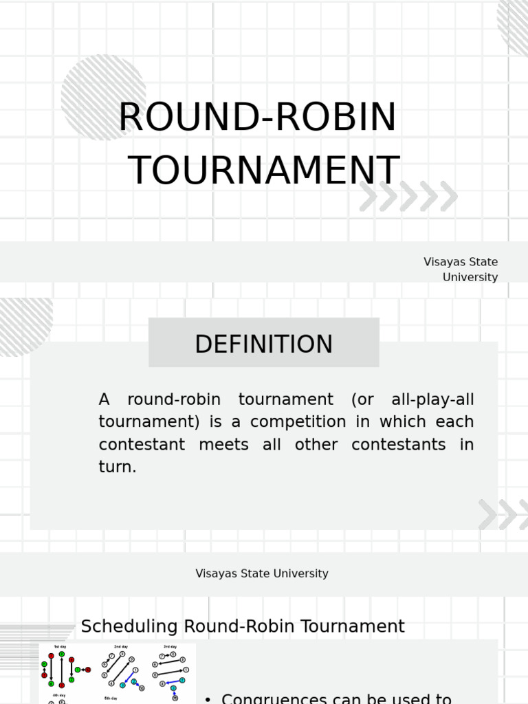 Round-Robin Tournament | PDF | Sports | Sports Competitions