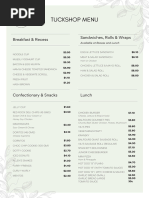TDCJ Commissary Price List 2024 | PDF | Foods