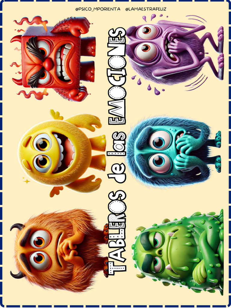 Tableros Emociones | PDF | Las emociones | Asco
