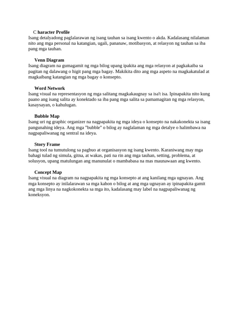 Graphic Organizer | PDF