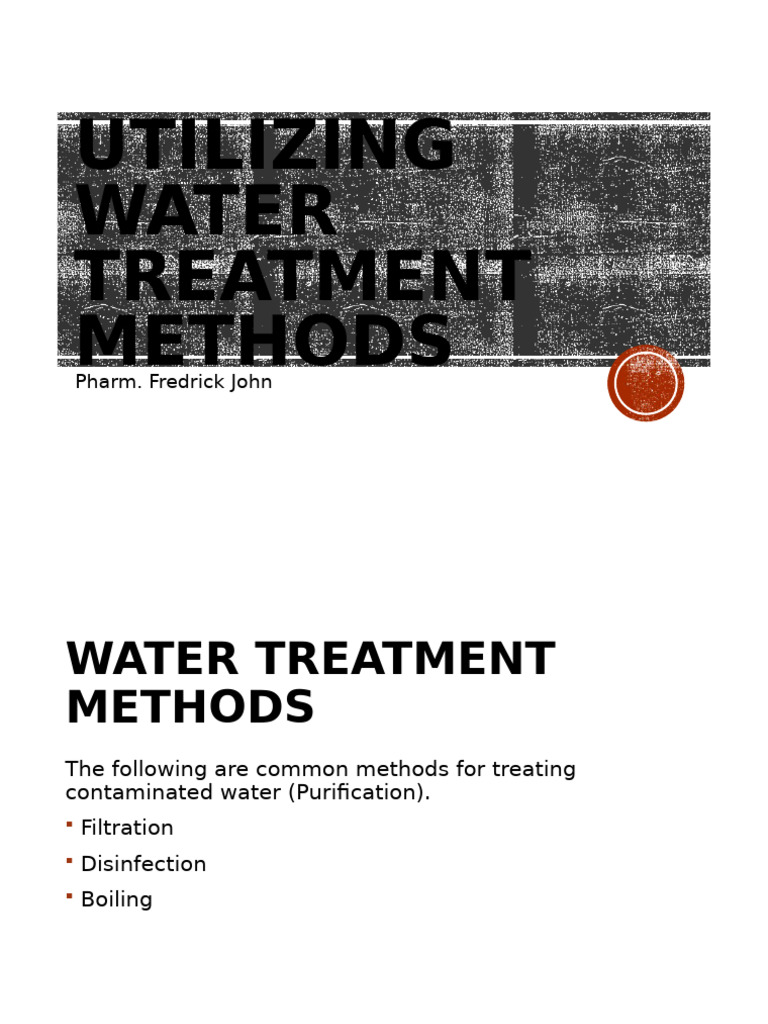 Effective Water Treatment Methods | PDF