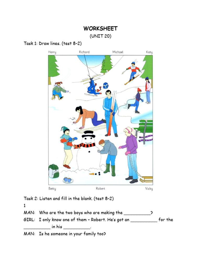 Flyers - Worksheet Unit 20 | PDF