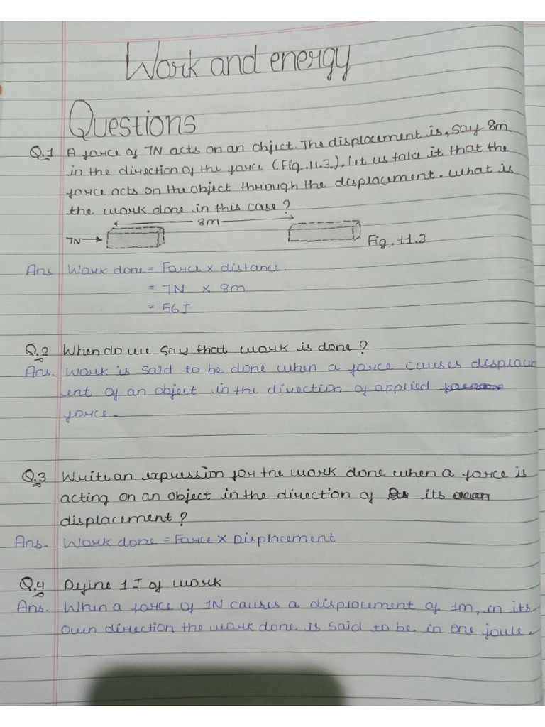 Work and Energy | PDF