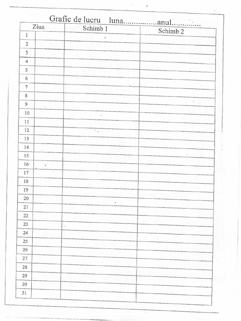 Grafic Lucru | PDF