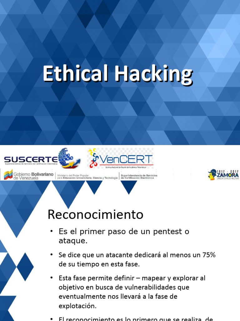 Reconocimiento en Ethical Hacking | PDF | sistema de nombres de dominio | Informática