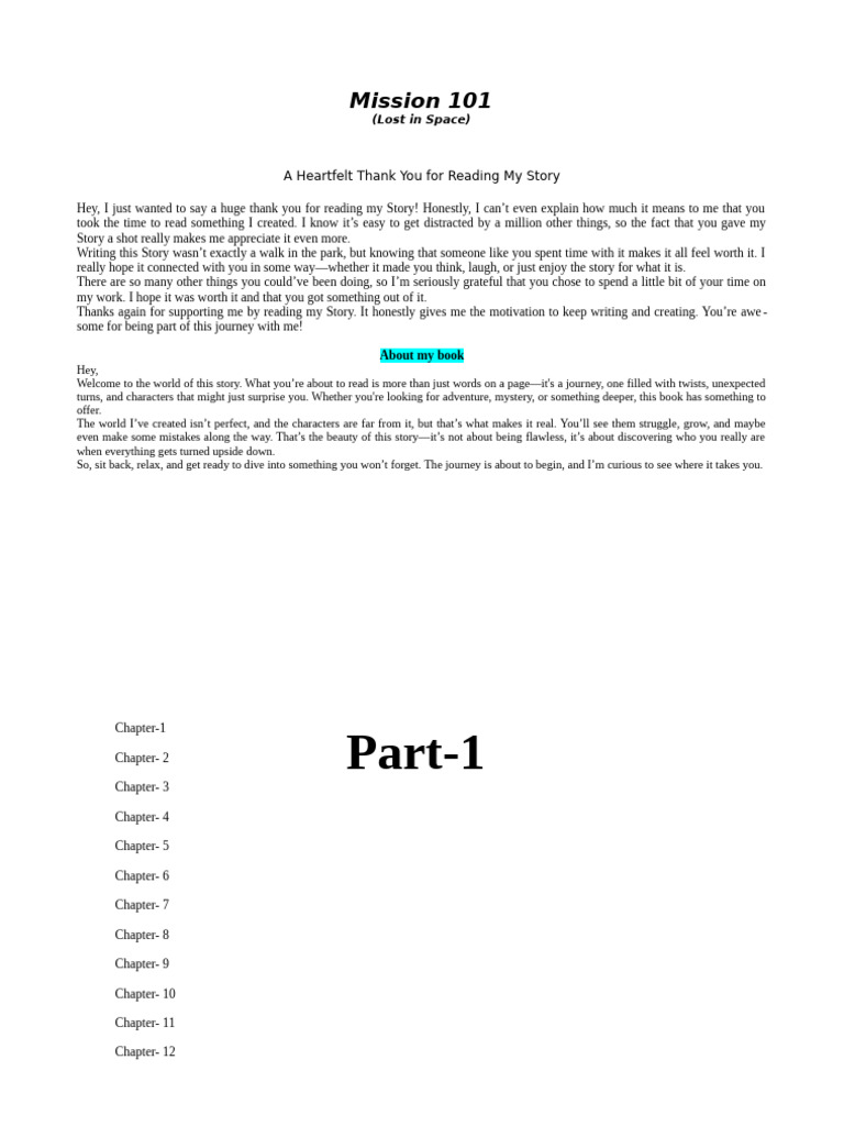 Mission 101 | PDF | Spacecraft | Weightlessness