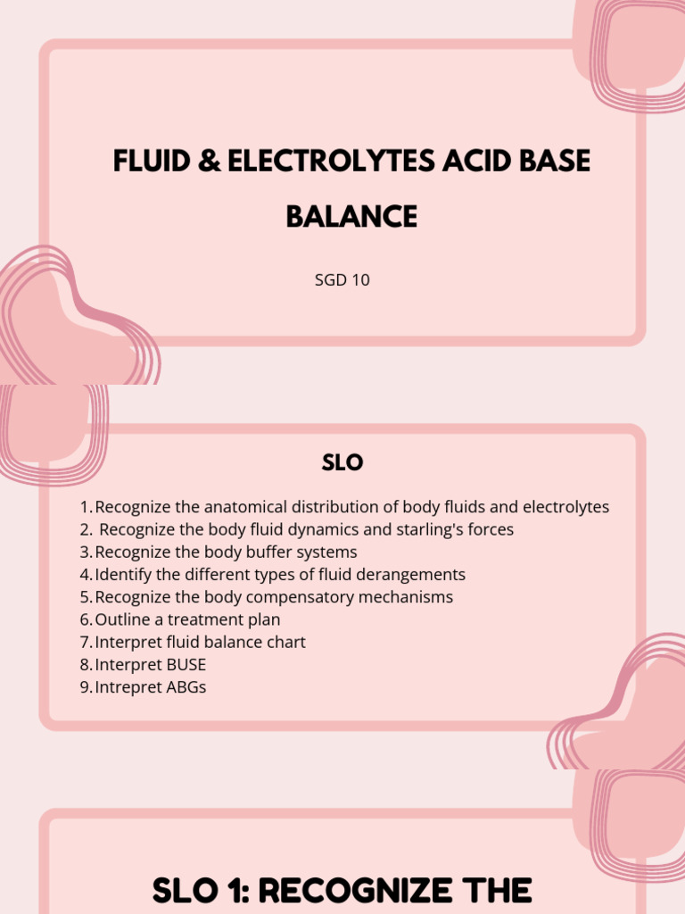 Fluid and Electrolyte Acid Base Balance PDF | PDF | Kidney | Physiology